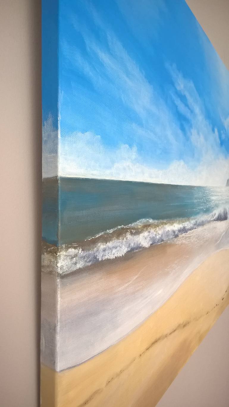 Sun, Sea and Sand Painting by Tony Munns | Saatchi Art