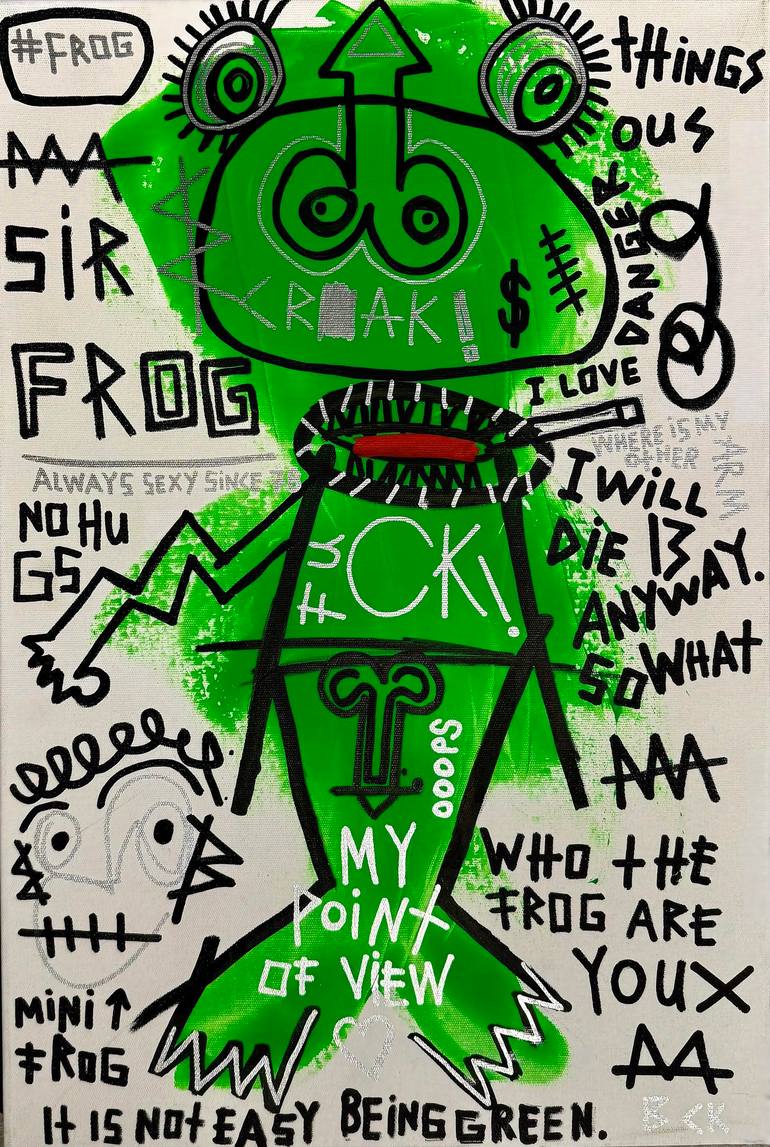 Sir Frog Series | Who The Frog Are You? Painting by Cankut Kalyoncu ...