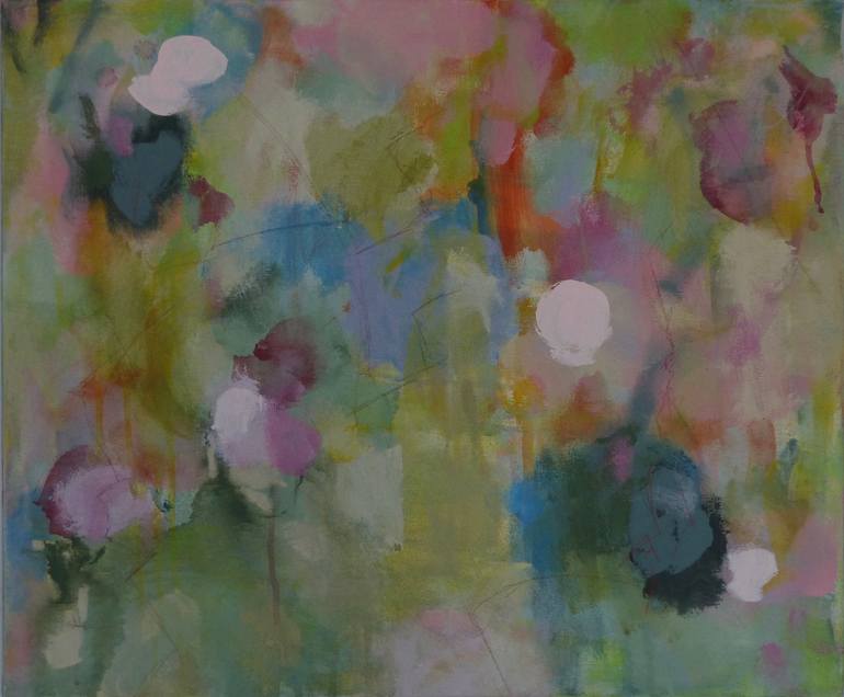 Lampions Painting by Eric Ruelland | Saatchi Art