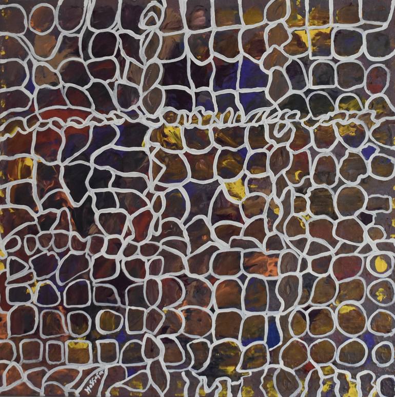 The Intertwined Subconscious Mind Painting by Dodi Mossafer | Saatchi Art