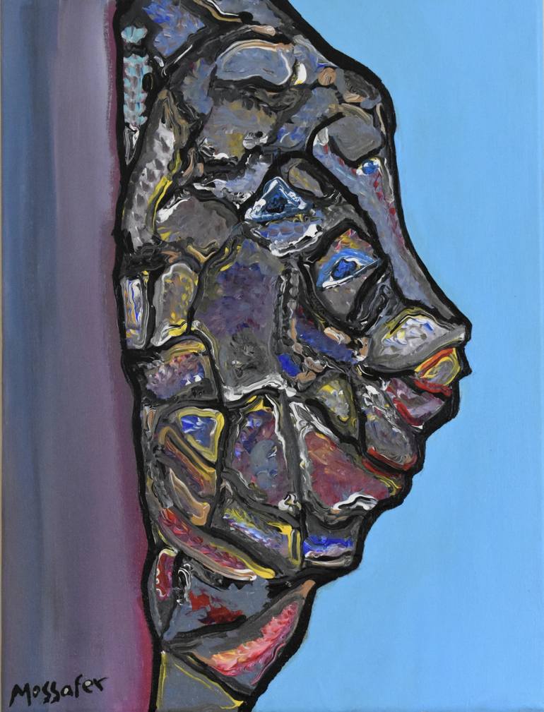 The Double Faced Painting by Dodi Mossafer | Saatchi Art