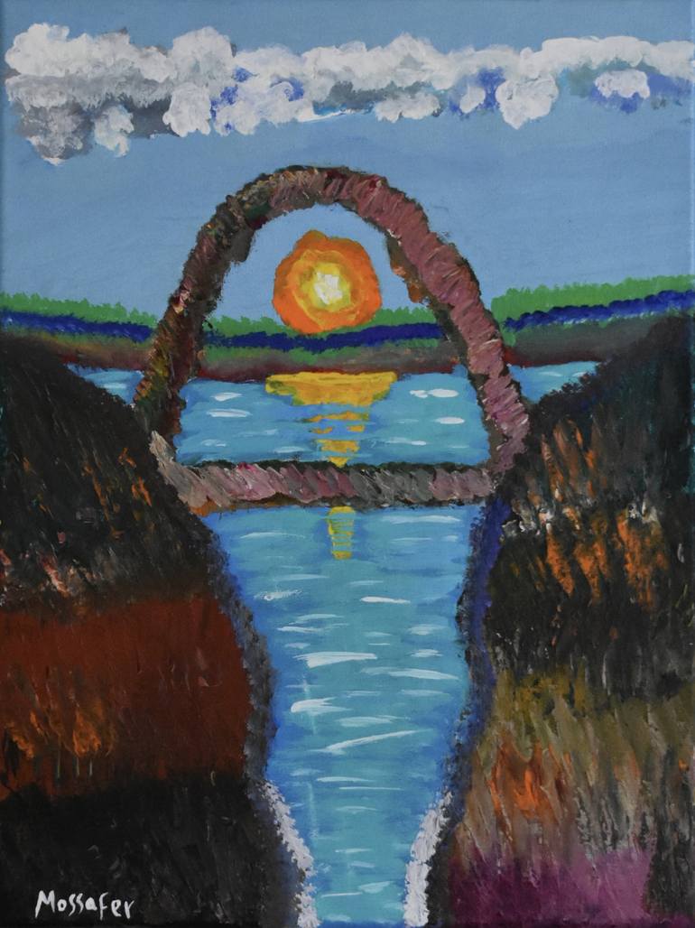 The Passage Painting by Dodi Mossafer | Saatchi Art