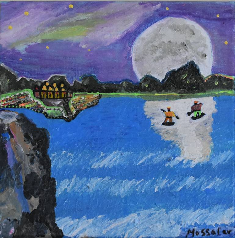 The View Painting by Dodi Mossafer | Saatchi Art