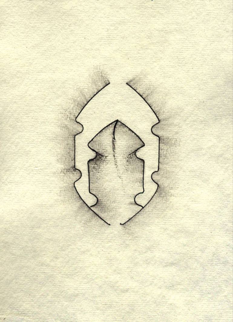 2/5 Peg Drawing by Carole Griffiths | Saatchi Art