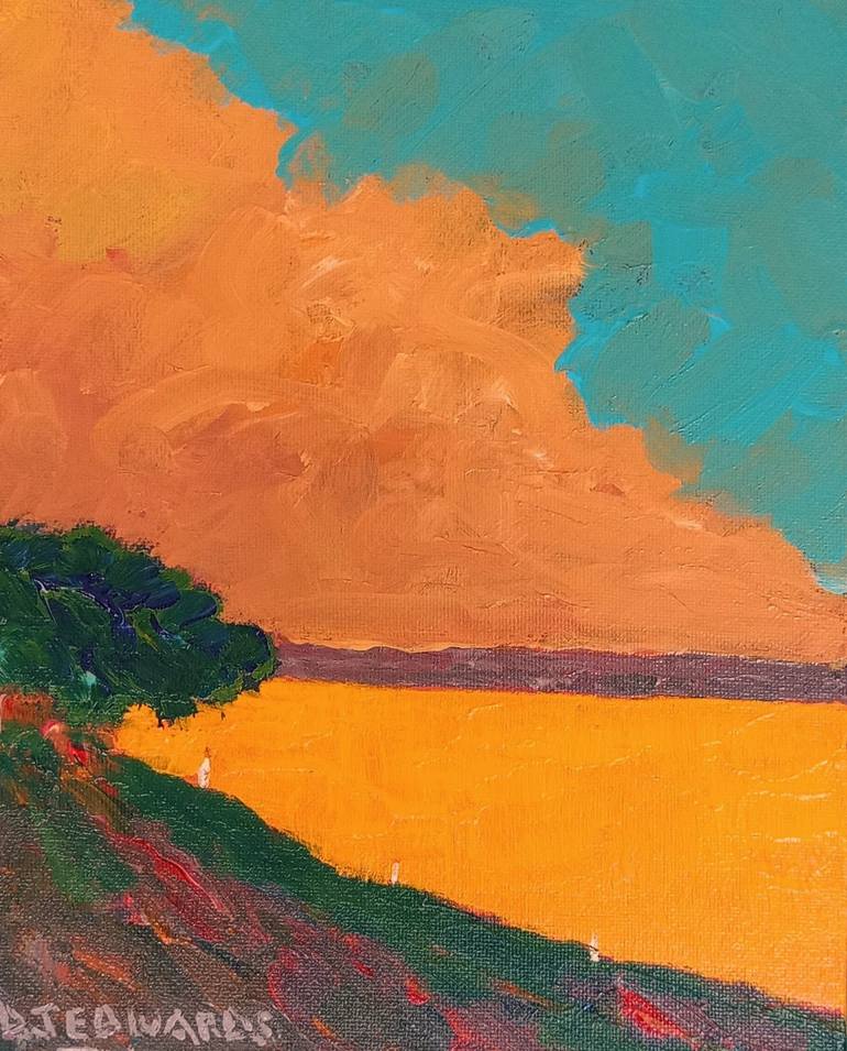 Afternoon Heat Painting by David Edwards | Saatchi Art