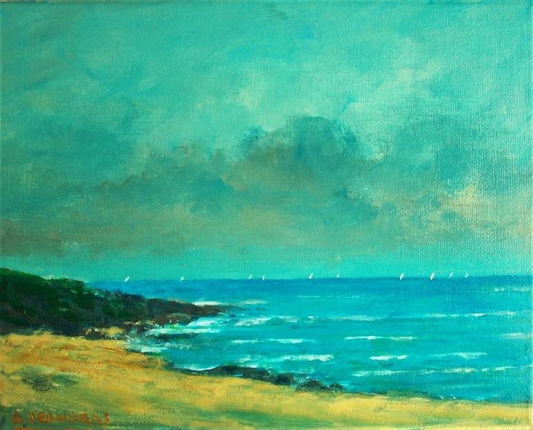 Regatta Painting by David Edwards | Saatchi Art