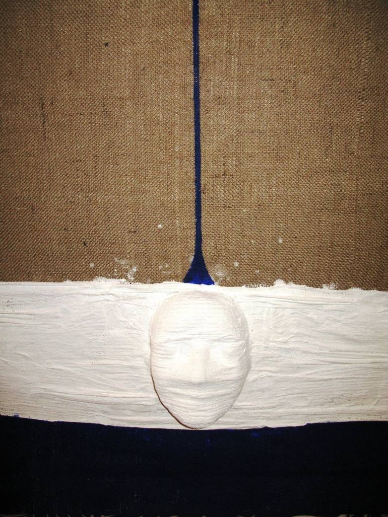 Suffocation of the word (Bavaglio) Painting by Vito Bongiorno | Saatchi Art