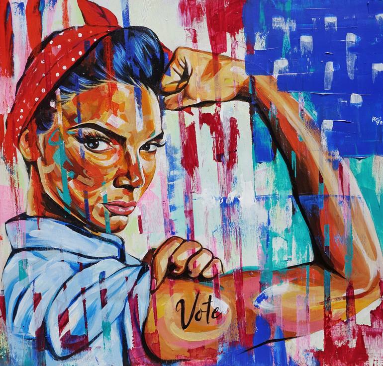 vote Painting by Sara buttra | Saatchi Art