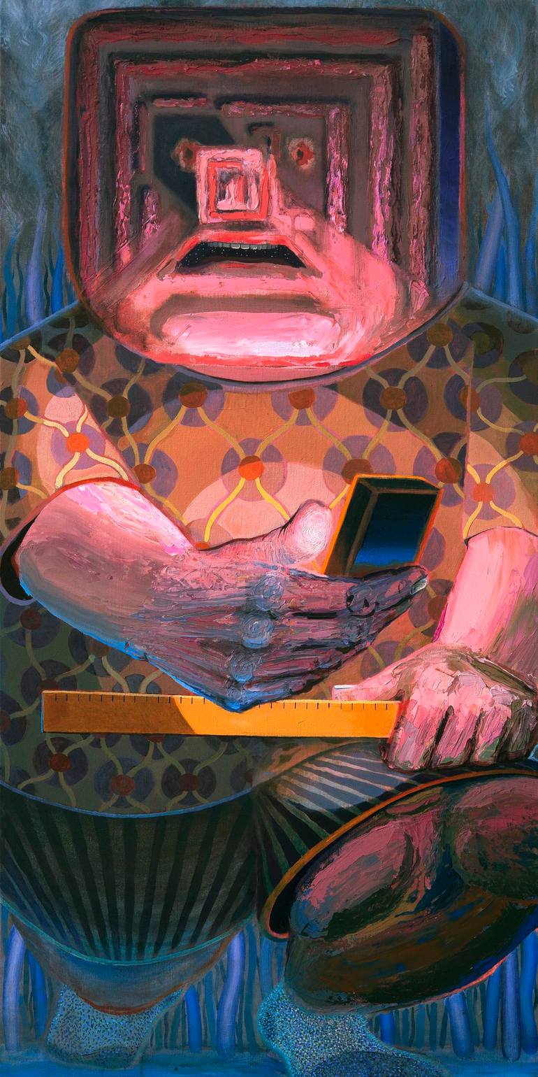 Spinning Plates Painting by Danny Lawlor | Saatchi Art