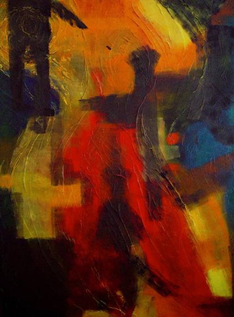 Johnny, Don't Point That Gun At Me Painting by Vicki Daniel | Saatchi Art