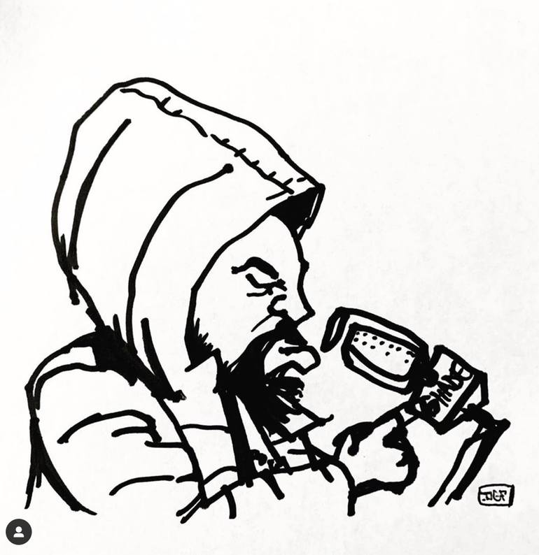 The pimp Drawing by Gary Ernstzen | Saatchi Art