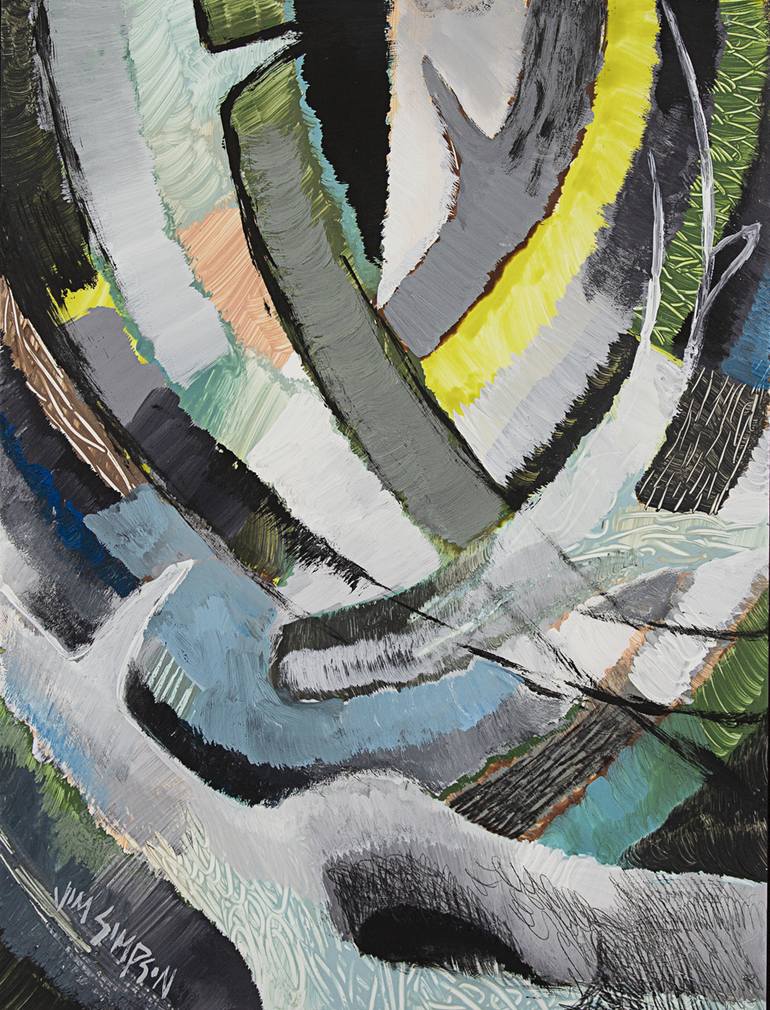 Monarch No. 1 Painting by Jim Simpson | Saatchi Art