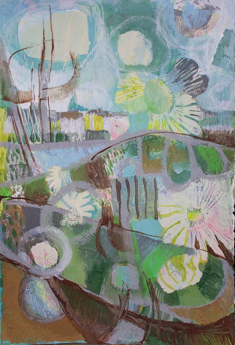 August Sampler Painting by Jim Simpson | Saatchi Art