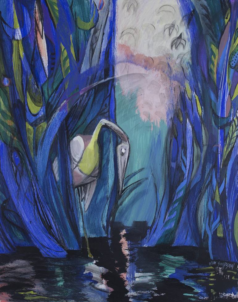 Flush Sky Painting by Jim Simpson | Saatchi Art