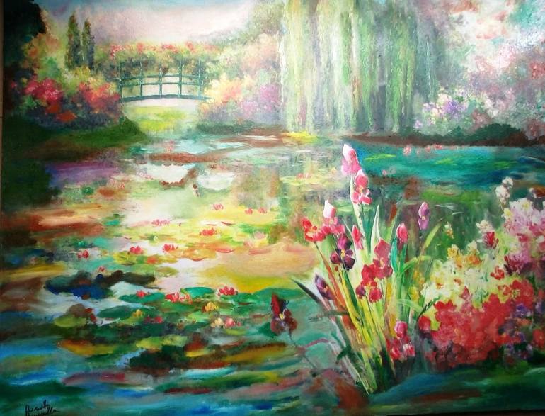 STAGNO GIAPPONESE Painting by Bruscella Donato | Saatchi Art