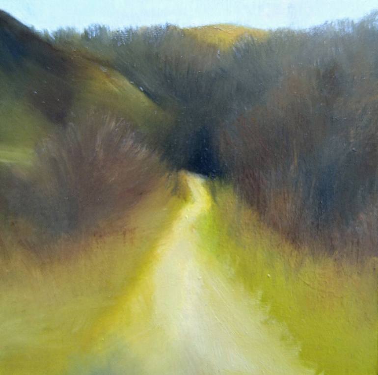 Winter Quarry Painting by Julie Baugh-Jenkins | Saatchi Art