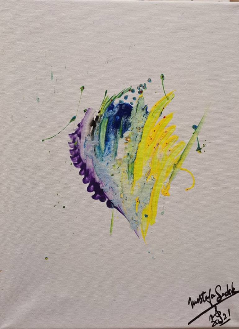 The fluorescent desire by Mostafa Sadek Painting by Mostafa Sadek ...