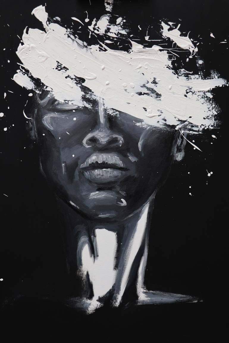 Blind darkness Painting by Laura Isaza | Saatchi Art