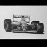 Nigel Mansell drawing Drawing by David Murray | Saatchi Art