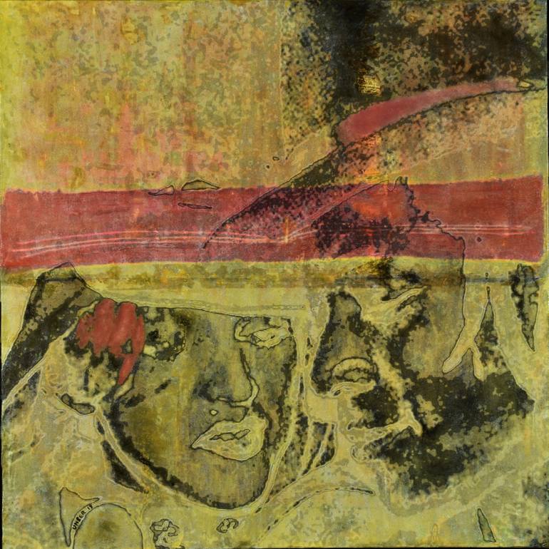 Madonna & Basquiat on Rothko Painting by Stan Unser | Saatchi Art