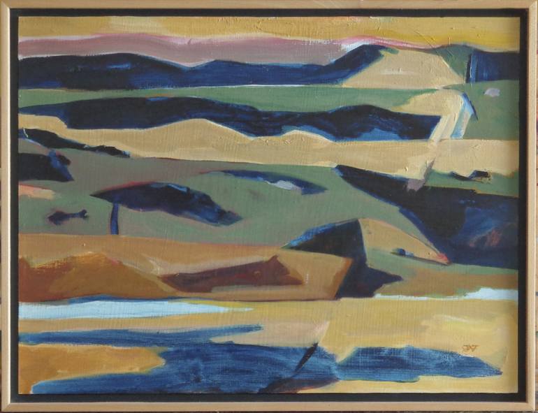 Little Linear Painting by Gail Factor | Saatchi Art