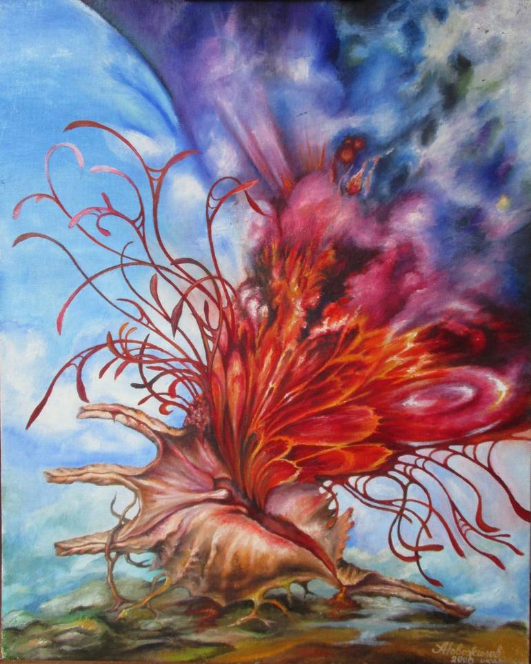 Cocoon Painting by Aliaksei Navazhilau | Saatchi Art