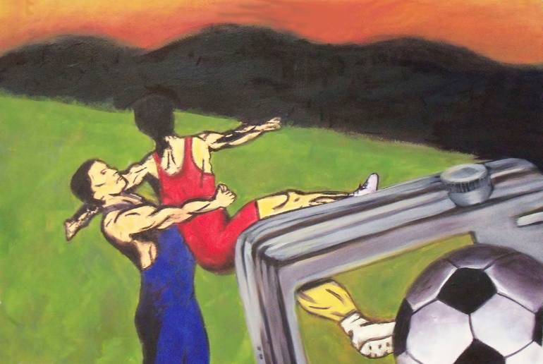 Champion Painting by Ashley Lubold | Saatchi Art