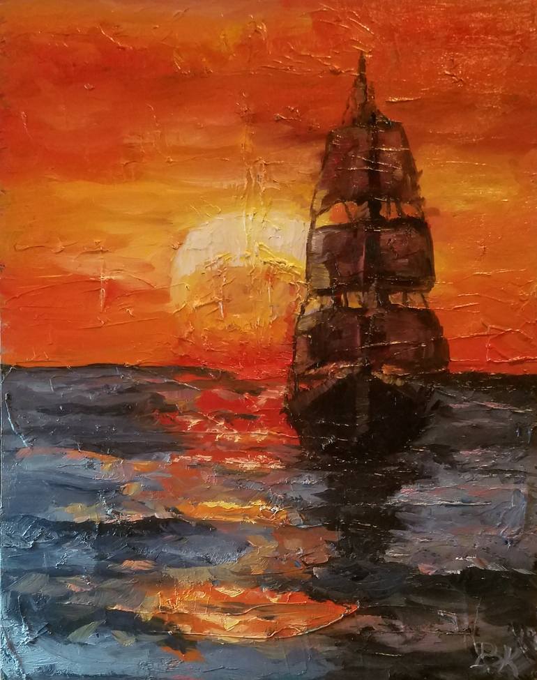 Adventure Awaits Painting by Bradley Kahabka | Saatchi Art