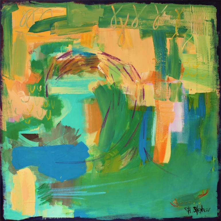 Sparks of Joy Painting by Sammy H Stephens | Saatchi Art