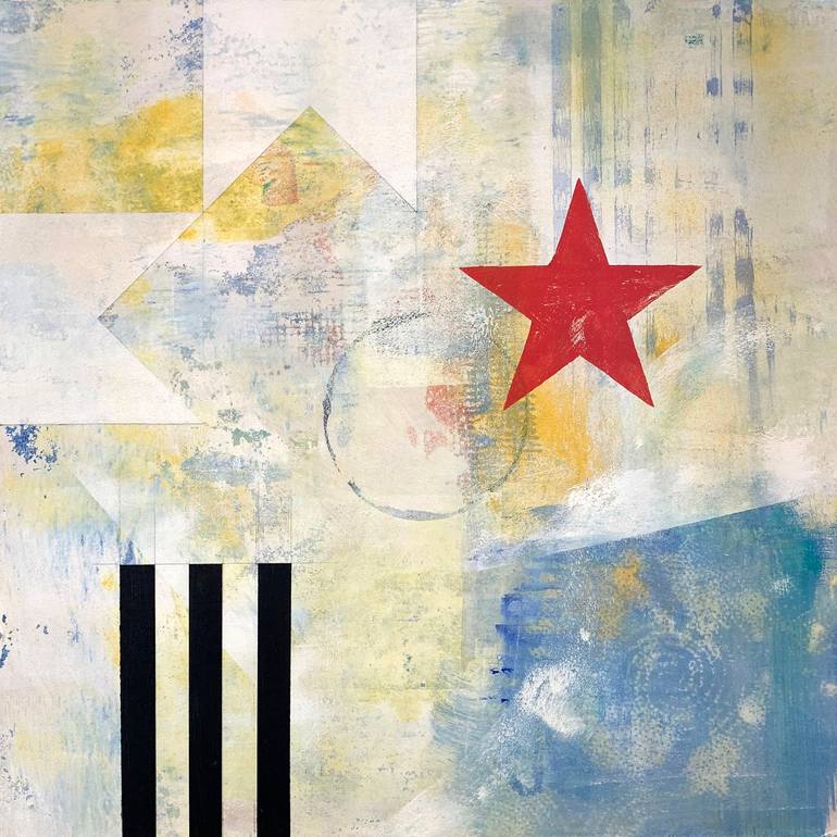 Red Star Painting by Melvin Rutter | Saatchi Art