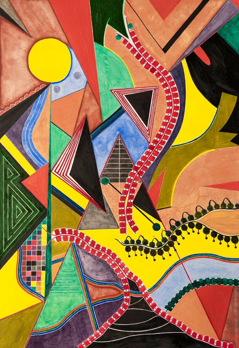 Garden Painting by Bing San | Saatchi Art