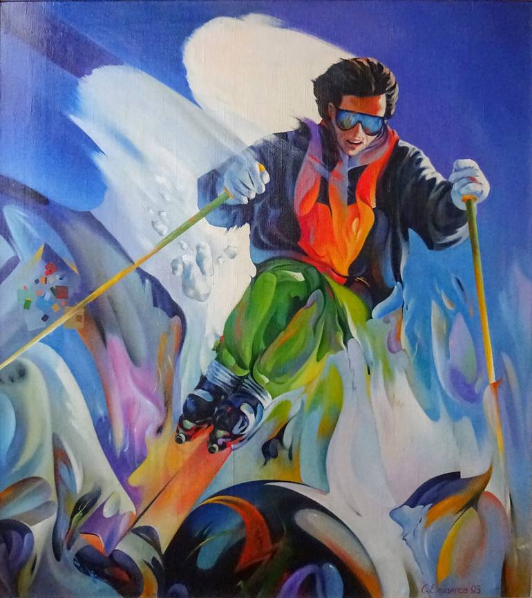Mogul Painting by Sergey Elizarov | Saatchi Art
