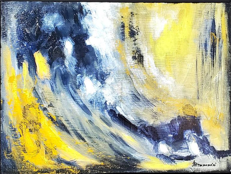 THE INWARD TRAVEL Painting by Maggie Romanovici | Saatchi Art