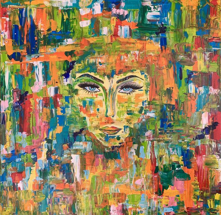 LOOK Painting by Kattie Art | Saatchi Art