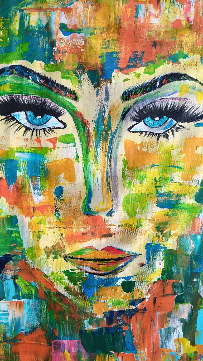 LOOK Painting by Kattie Art | Saatchi Art