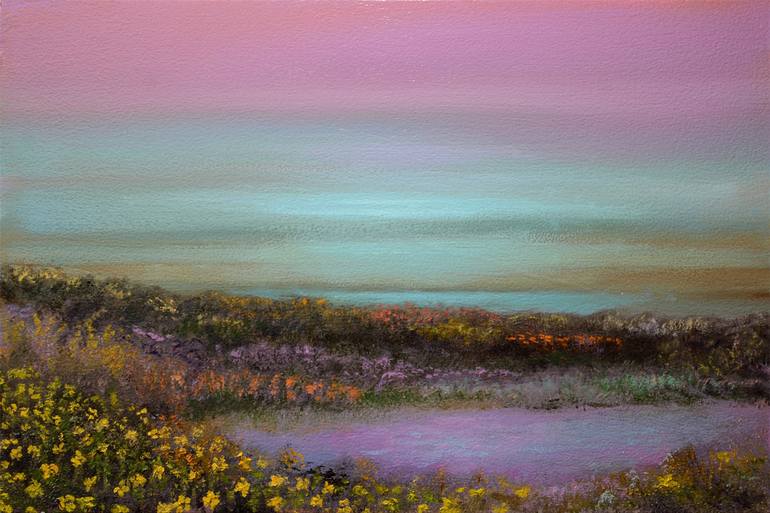 Phthalo Sky Painting by Bruno Perillo | Saatchi Art