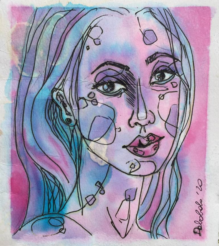 Dimmi se non ti sembro una santarellina Painting by Paola Pandolfi ...