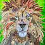 Lion Collage by Marion Cobb | Saatchi Art