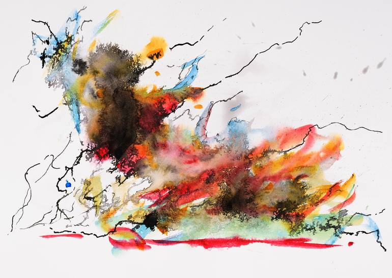 Cornered and Listing Badly Painting by Scott Frankel | Saatchi Art