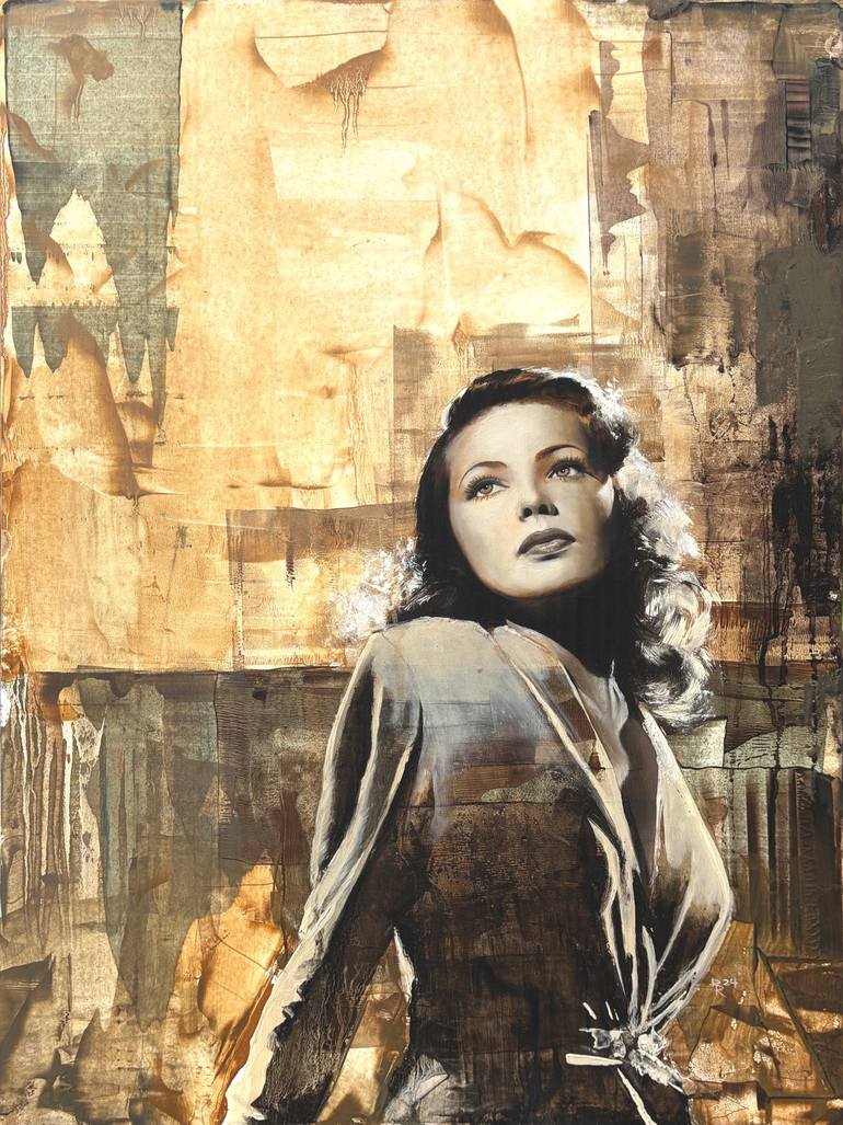 Gene Tierney 2 Painting by Daniel Ringelberg | Saatchi Art