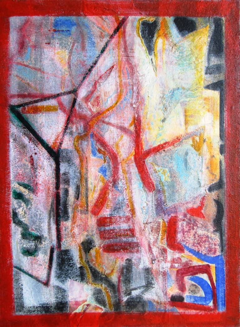 Broken window Painting by Joan Birkett | Saatchi Art
