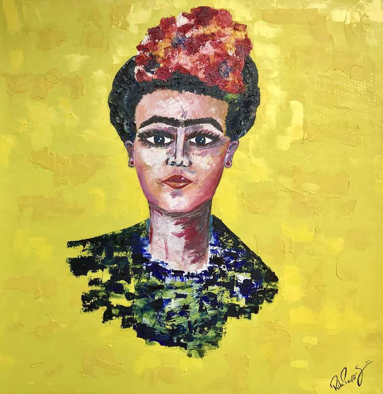 Frida Painting by Rita Paixão S | Saatchi Art