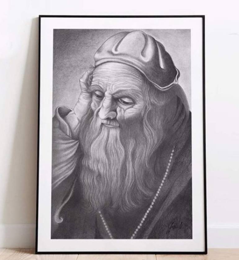Master's Peace Drawing by Moisi Raluca | Saatchi Art
