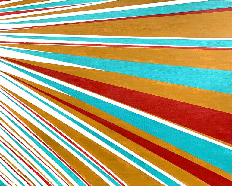 The Edge of Rays Painting by Oliver Raymond | Saatchi Art