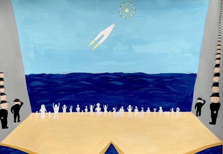 At What Cost Painting by Oliver Raymond | Saatchi Art