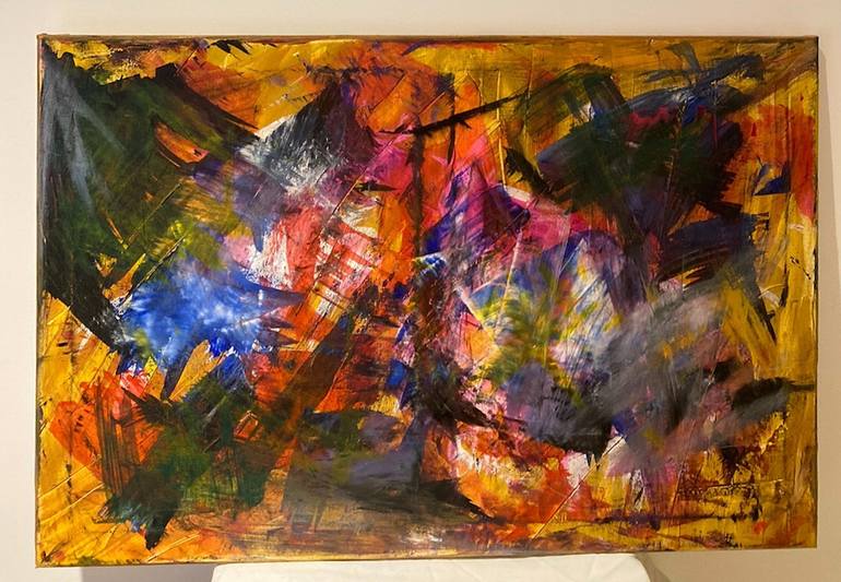 Self Portrait in E-Major Painting by Aengus Boyle | Saatchi Art