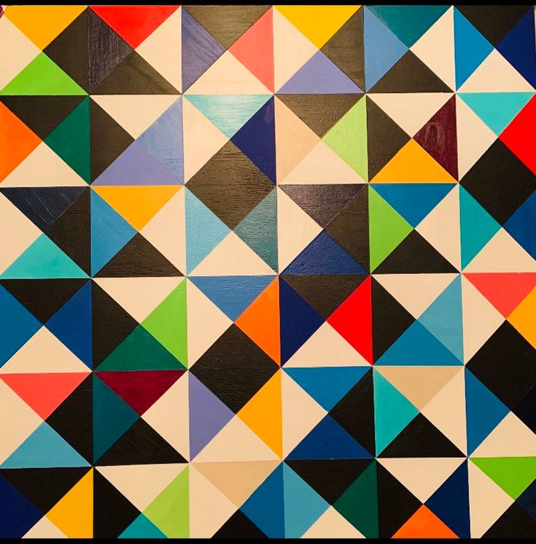 Pinwheel Prism Painting by Jaclyn Wolf Creations | Saatchi Art