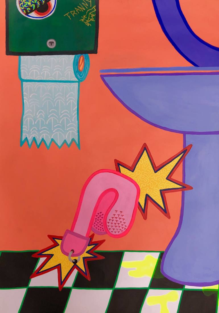 The Fear Painting by Taylor Bystrom | Saatchi Art