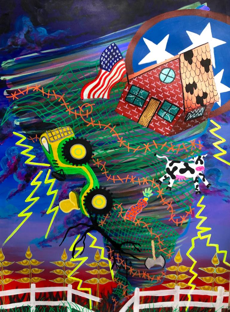 Turn And Face The Strange Painting by Taylor Bystrom | Saatchi Art