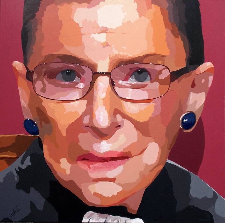 Faces #6 - Judgement Call Painting by John Jaster | Saatchi Art